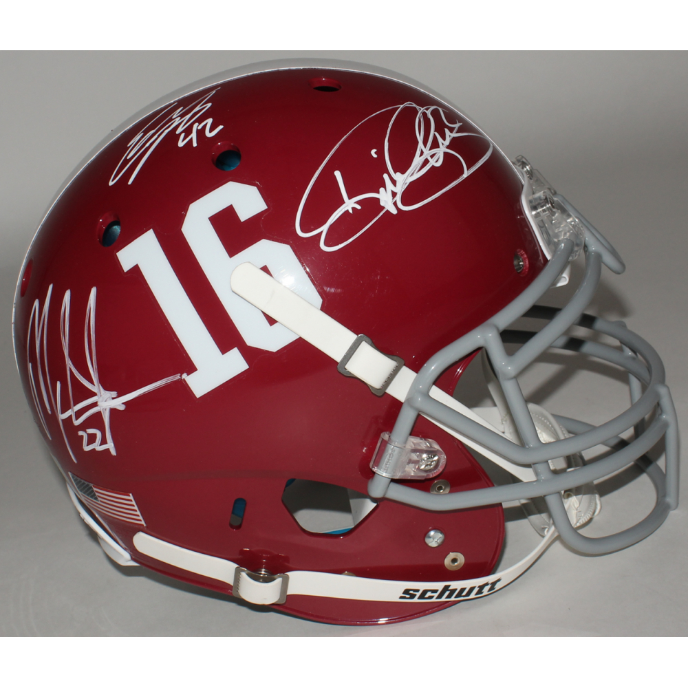 Eddie Lacy, Derrick Henry & Mark Ingram Signed Alabama Full-Size ...