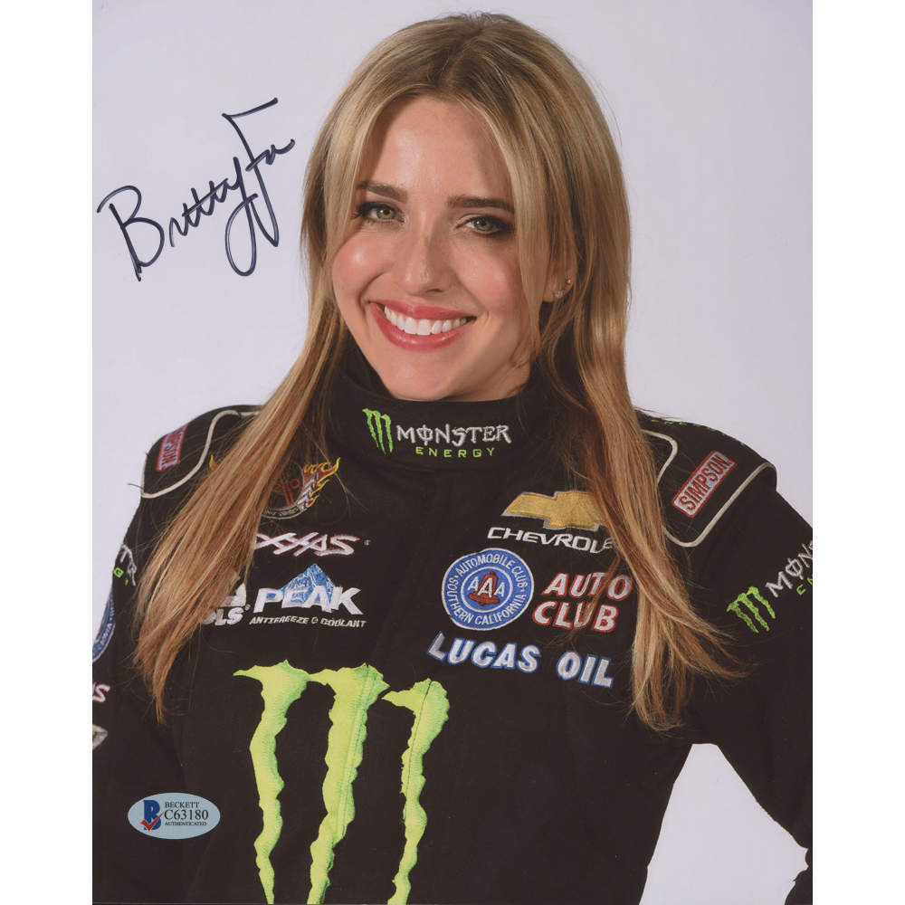 Brittany Force Signed 8x10 Photo (Beckett COA) | Pristine Auction