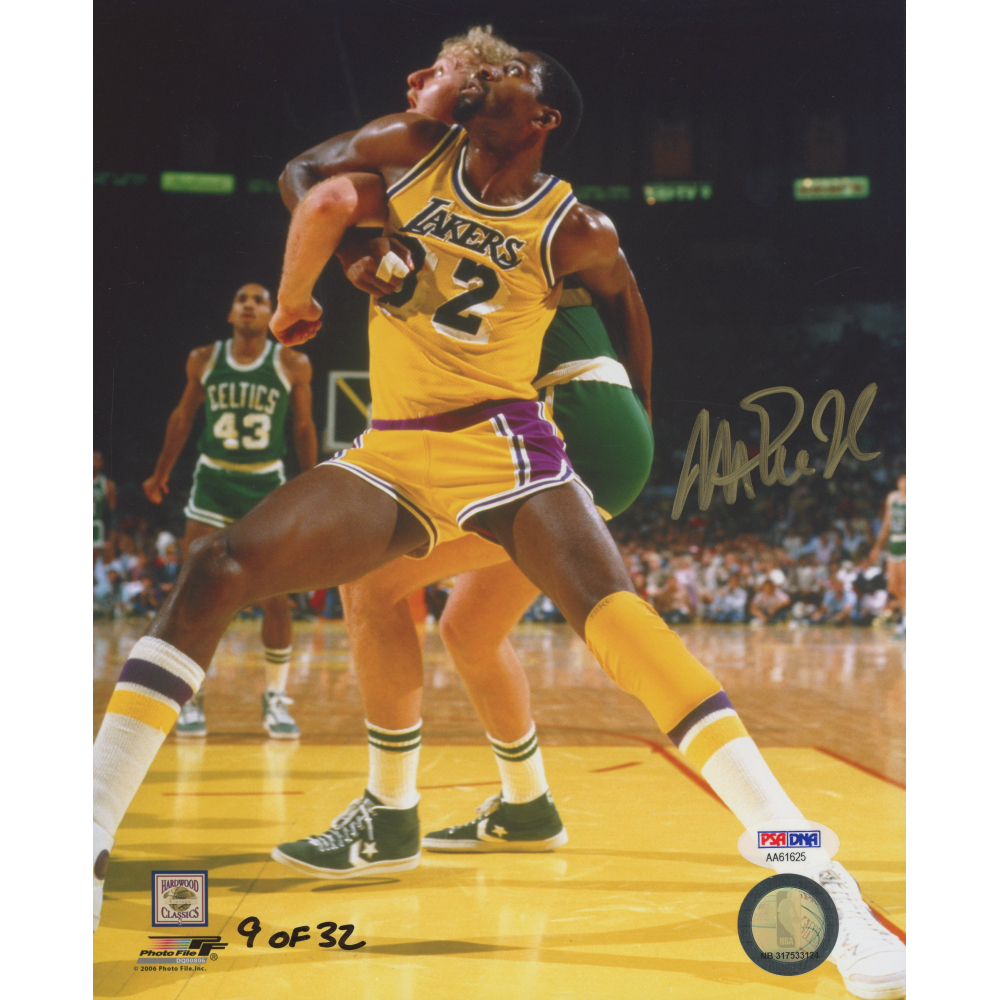 Magic Johnson Signed Lakers 8x10 Photo (PSA COA) | Pristine Auction