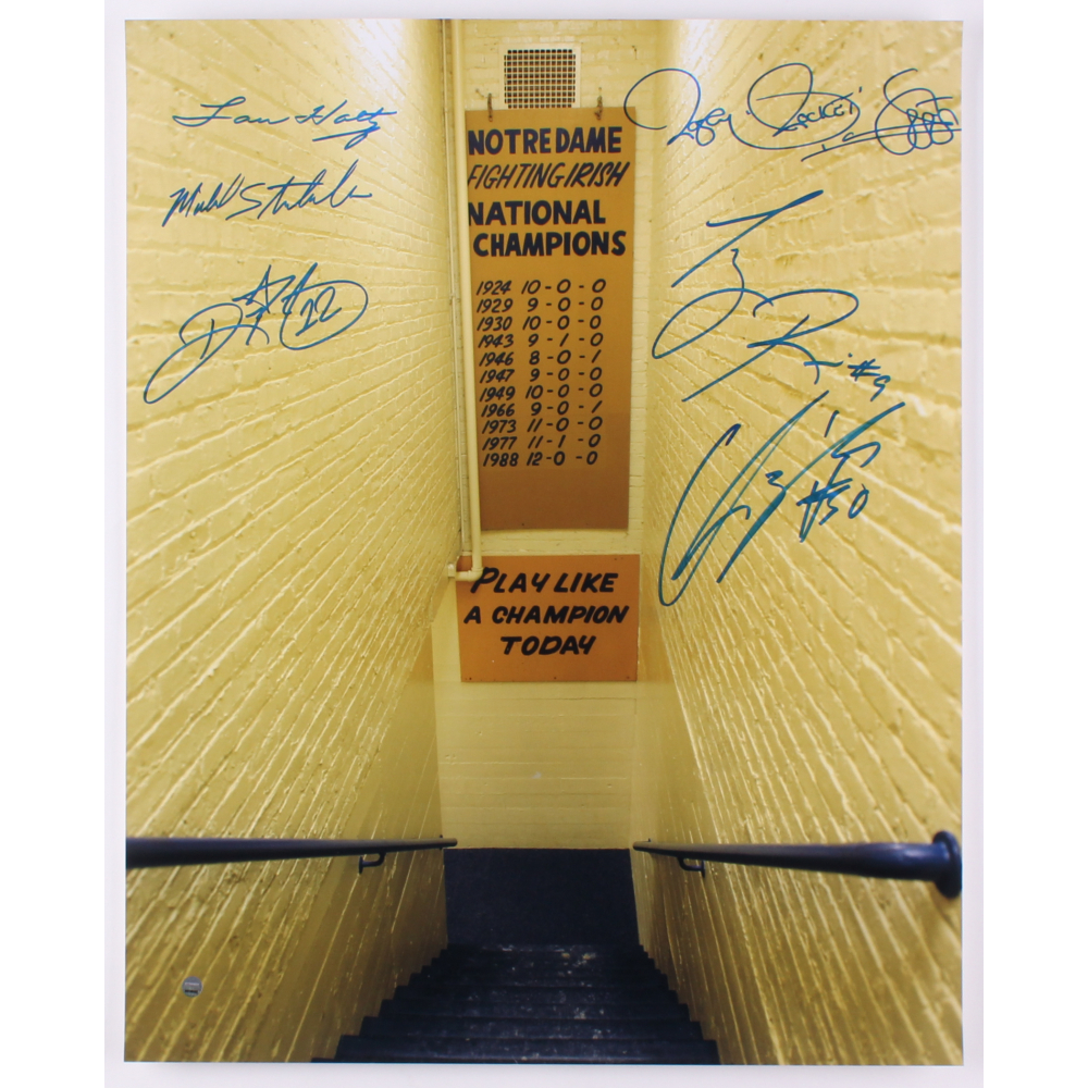 Notre Dame Fighting Irish "Play Like A Champion Today" 16x20 Photo ...