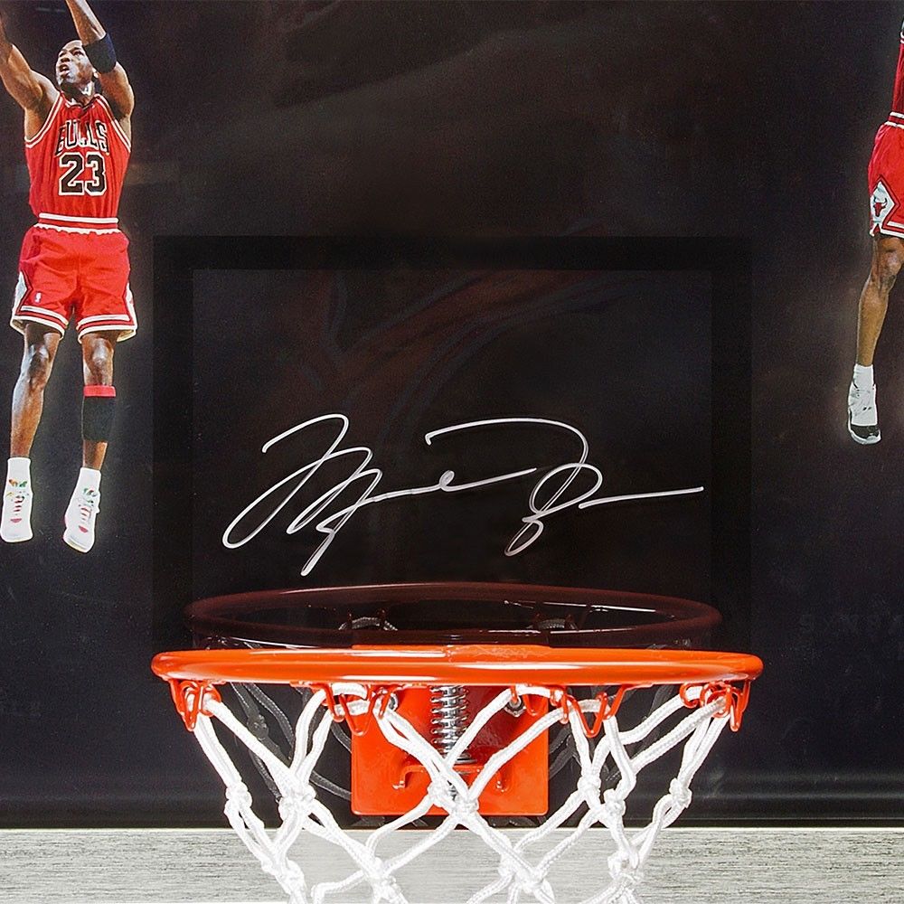 Michael Jordan Signed Chicago Bulls "Winning" 18.5x30.5 Custom Framed ...