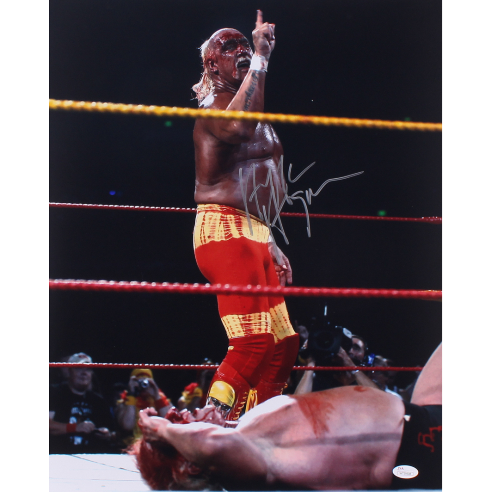 Hulk Hogan Signed WWE 16x20 Photo (JSA Hologram) | Pristine Auction