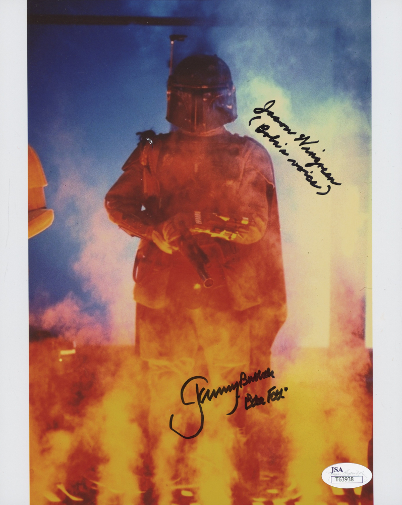 Jeremy Bulloch & Jason Wingreen Signed Star Wars 8x10 Photo Inscribed ...