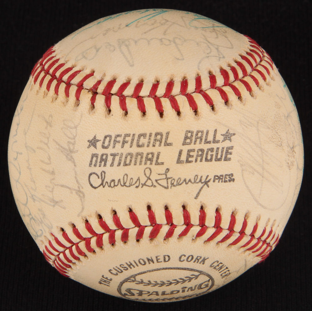 1975 New York Mets ONL Baseball Team-Signed by (29) with Yogi Berra ...