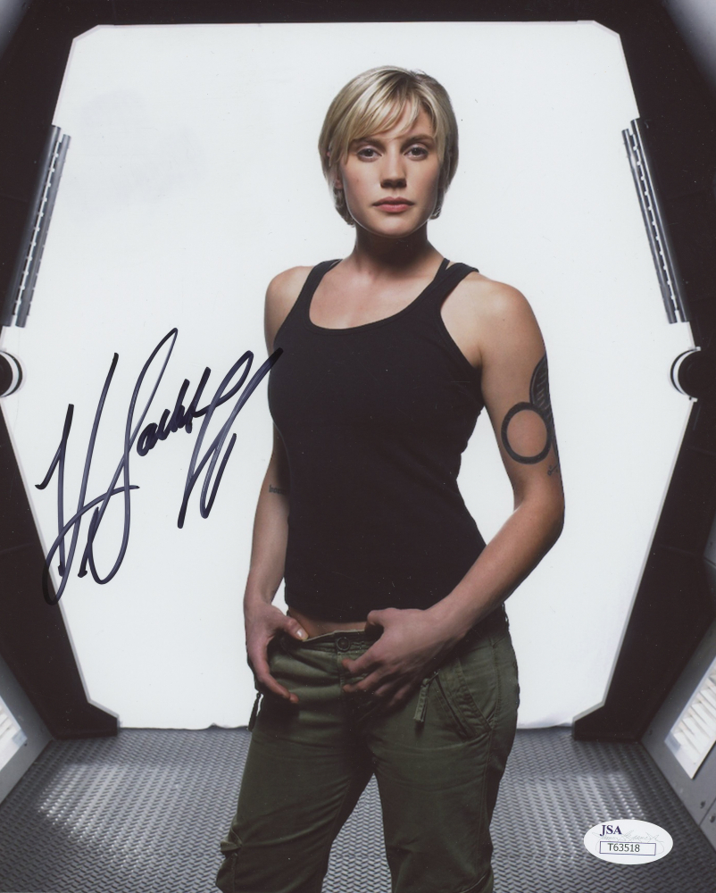 Katee Sackhoff Signed 8x10 Photo (JSA COA) | Pristine Auction