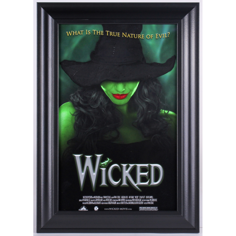 "Wicked" 14.5x20.5 Custom Framed Movie Poster | Pristine Auction