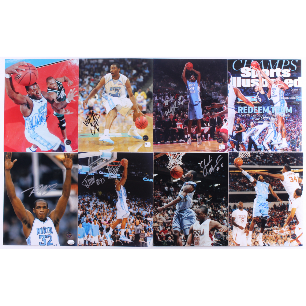 Lot of (8) North Carolina Tar Heels 8x10 Photos Signed By Kennedy Meeks ...