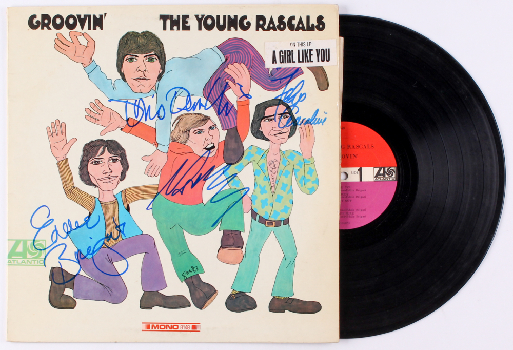 The Young Rascals Signed "Groovin" Record Album Cover Signed By (4 ...