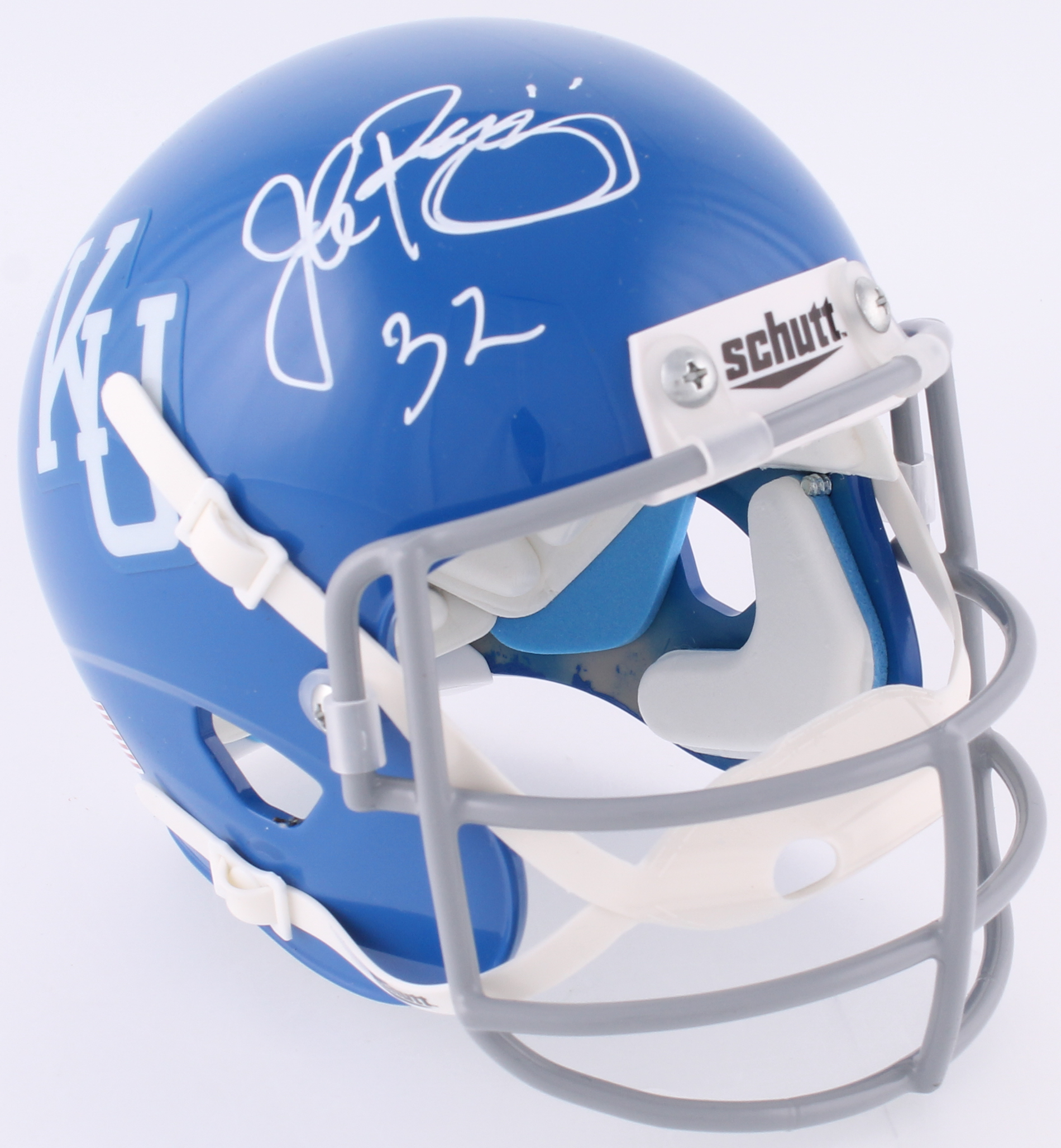 John Riggins Signed Kansas Jayhawks Throwback Mini-Helmet (JSA COA ...
