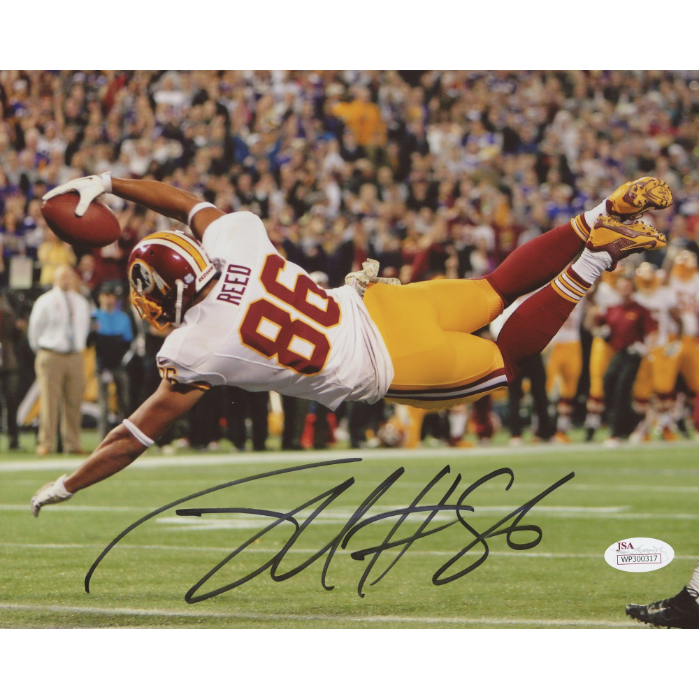 Jordan Reed Signed Redskins 8x10 Photo (JSA COA) | Pristine Auction