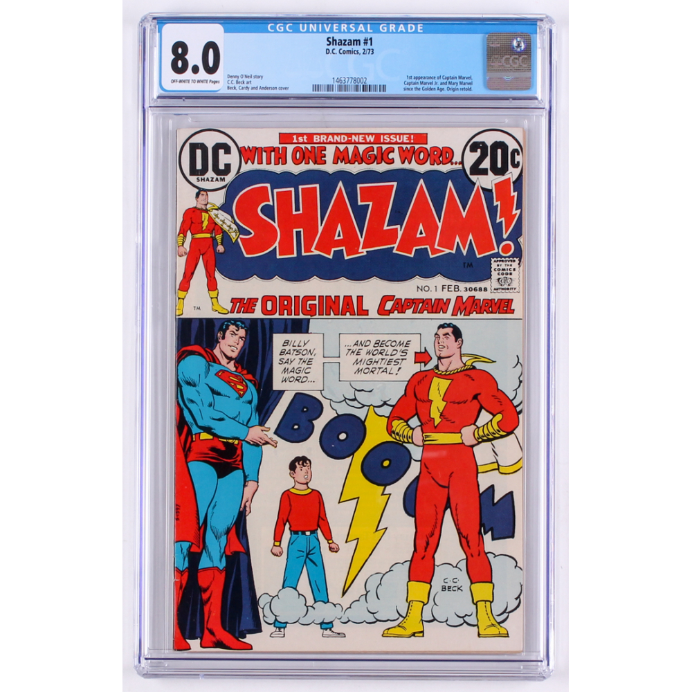 1973 "Shazam" DC Comics Issue #1 (CGC 8) | Pristine Auction