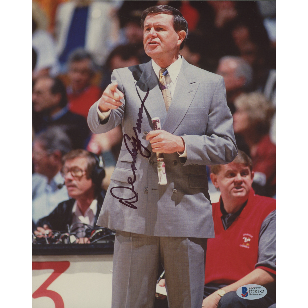 Denny Crum Signed Louisville Cardinals 8x10 Photo (Beckett COA ...