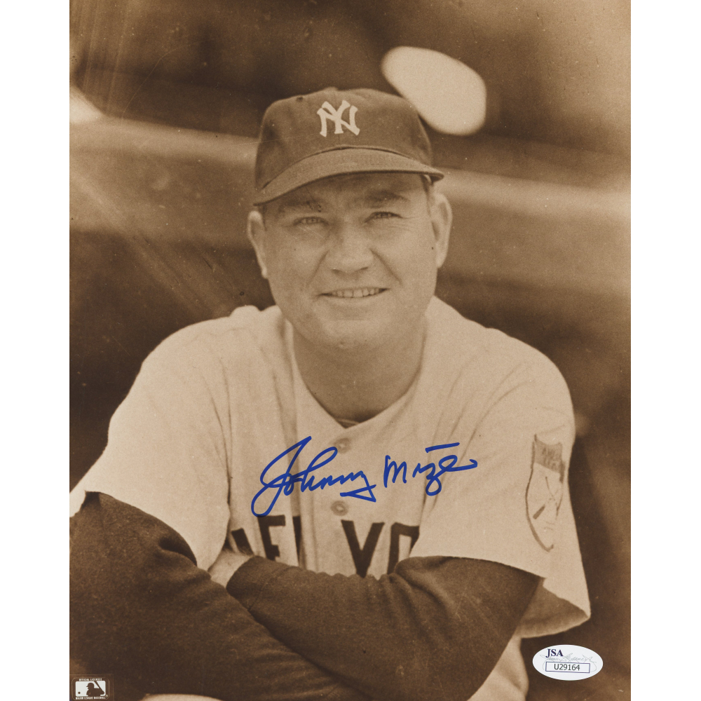 Johnny Mize Signed Giants 8x10 Photo (JSA COA) | Pristine Auction