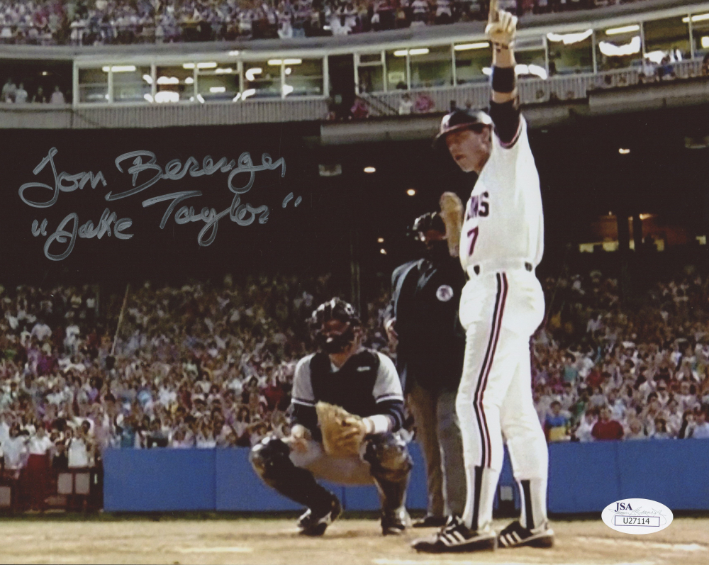 Tom Berenger Signed "Major League" 8x10 Photo Inscribed "Jake Taylor ...