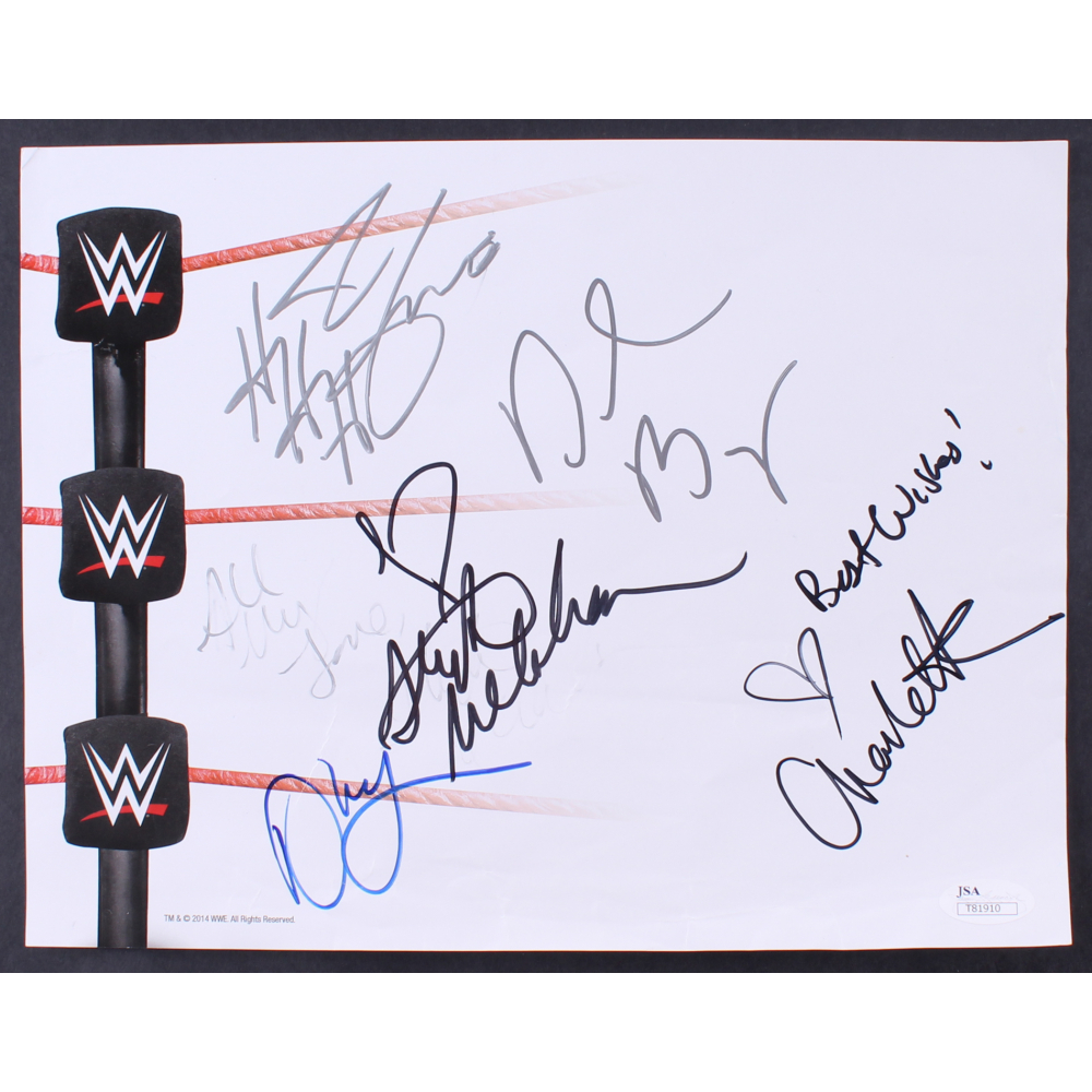 2014 WWE NXT Tour 8x10 Photo Signed by (5) with Triple H, Daniel Bryan ...