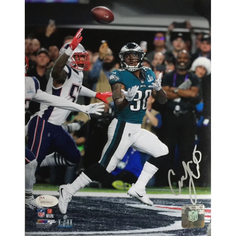 Corey Clement Signed Philadelphia Eagles Super Bowl LII 8x10 Photo (JSA ...