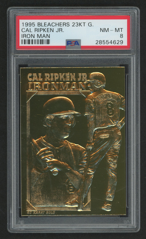 1995 Bleachers 23KT Gold Cal Ripken Jr. / Iron Man (PSA 8) | Pristine ...