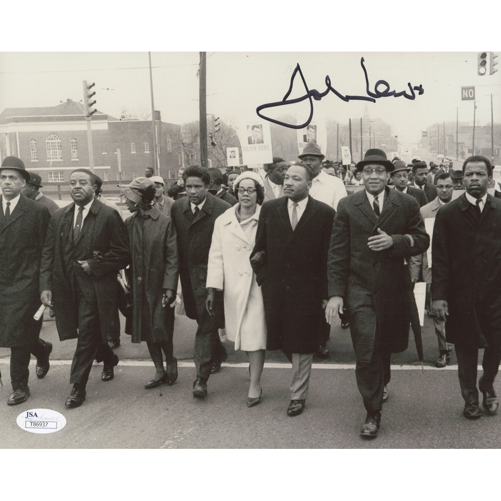 John Lewis Signed 8x10 Photo (JSA COA) | Pristine Auction
