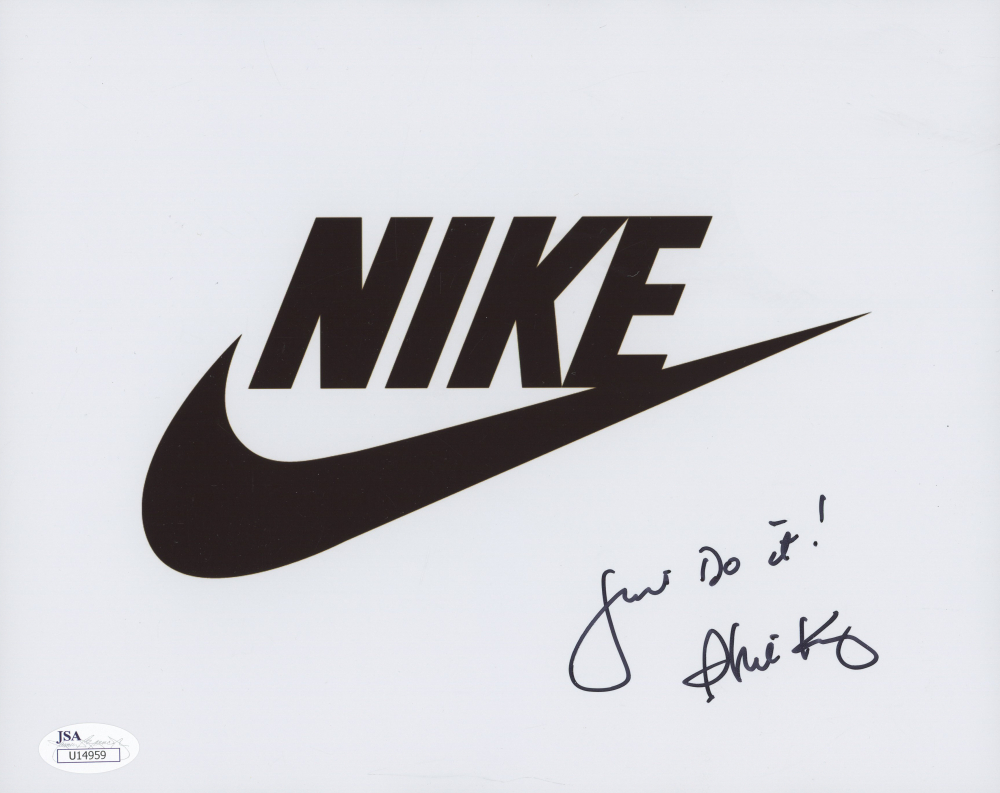 Phil Knight Signed Nike 8x10 Photo Inscribed "Just Do It!" (JSA COA ...