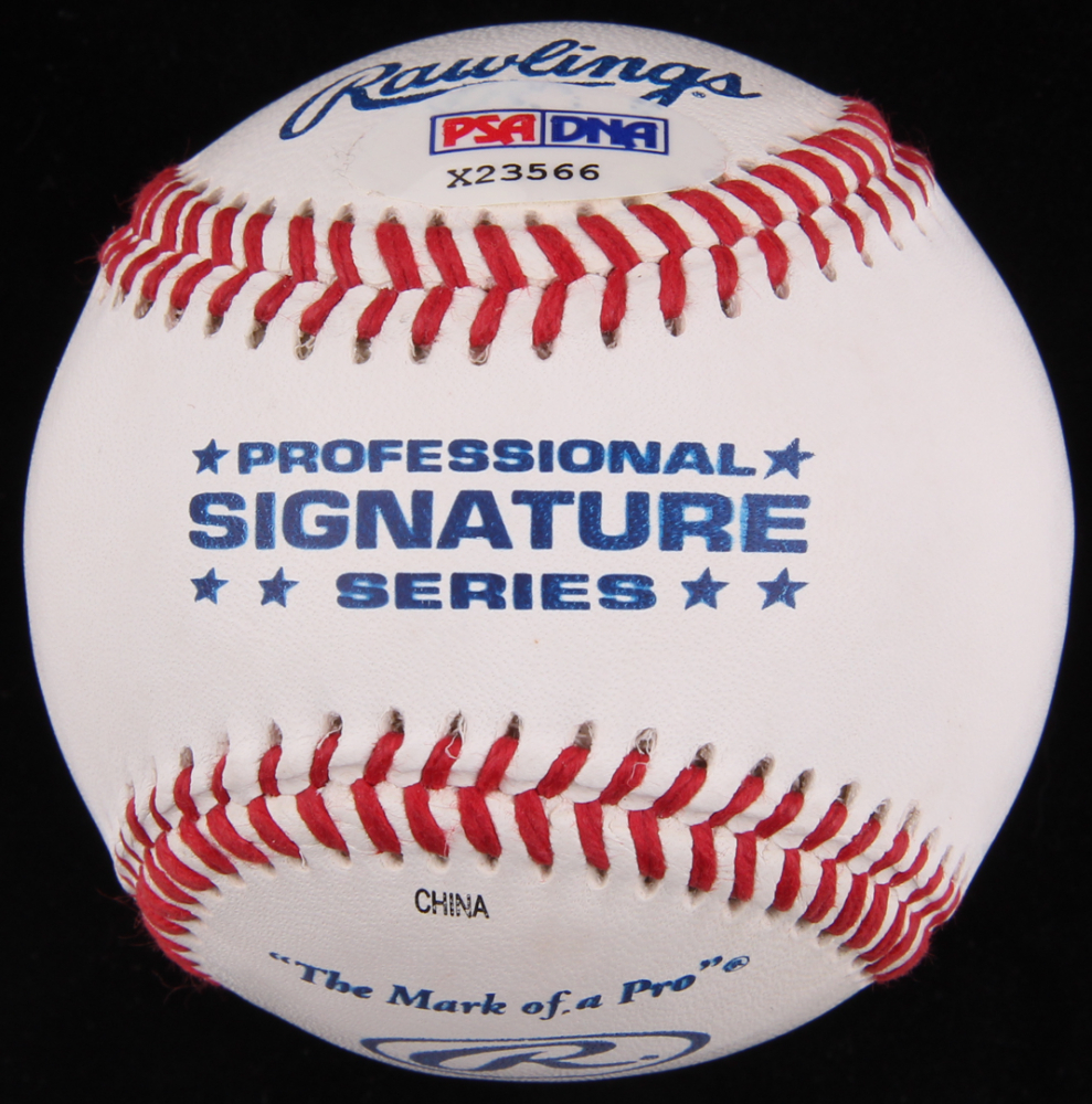 Hank Bauer Signed Rawlings Professional Signature Series Baseball ...