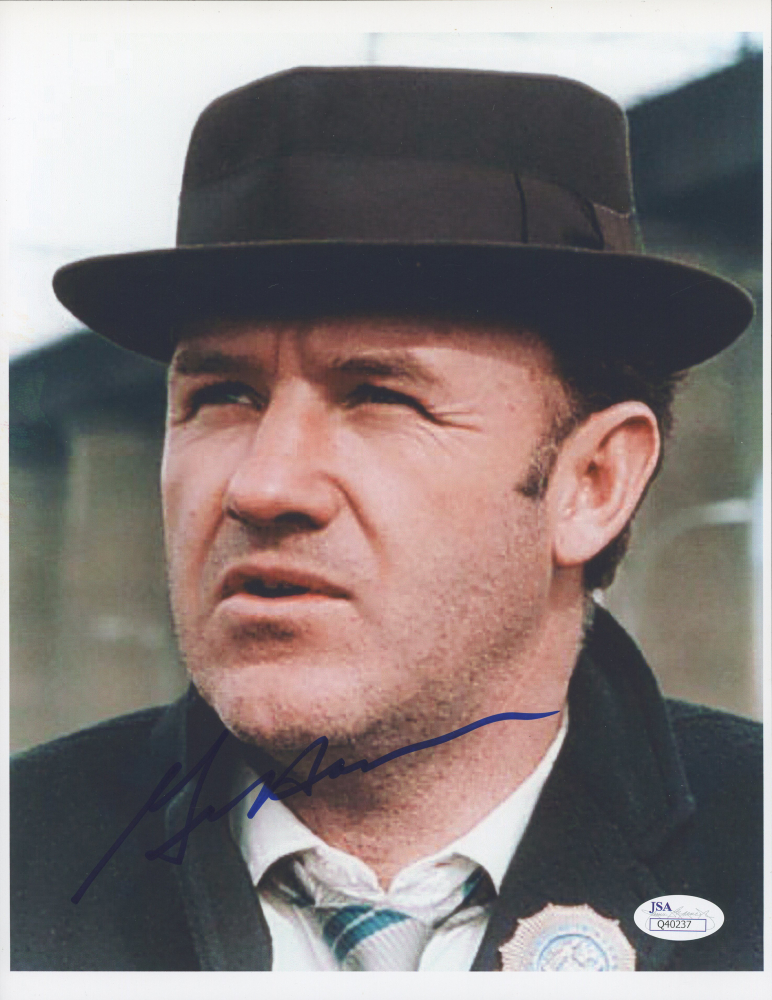 Gene Hackman Signed "The French Connection" 8x10 Photo (JSA COA ...