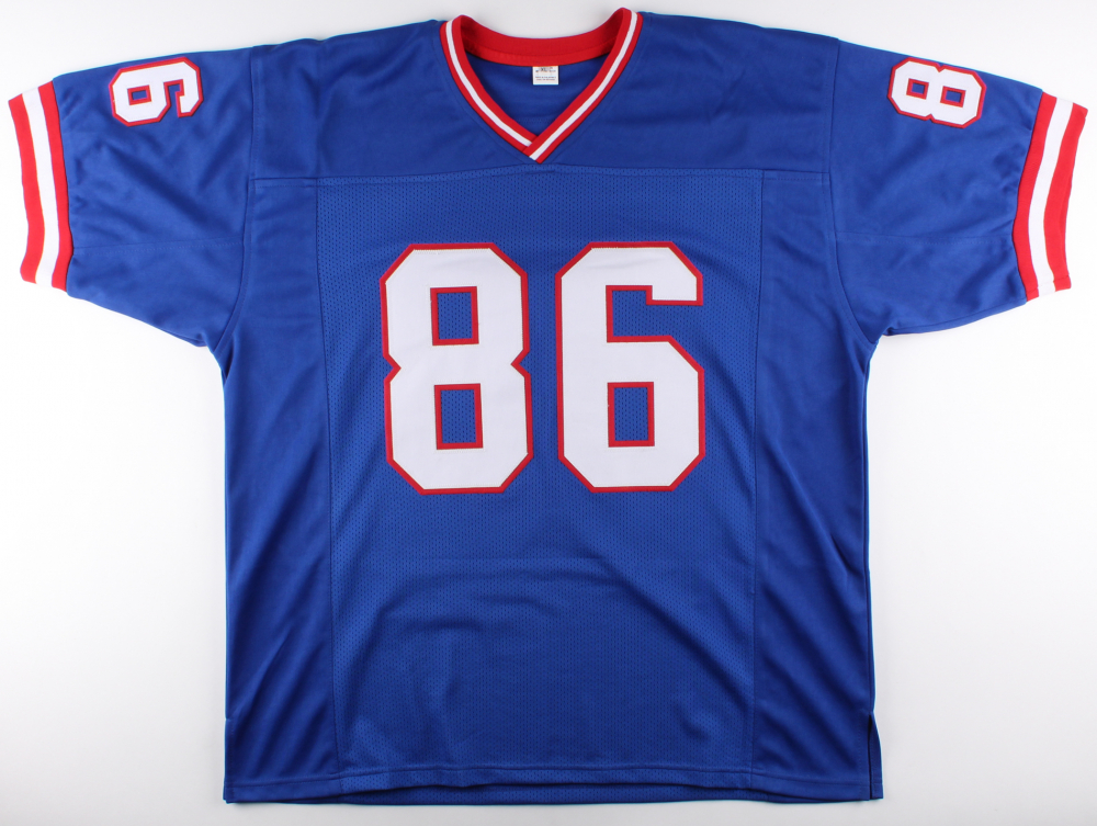1986 New York Giants Jersey Team-Signed by (26) with Phil Simms ...