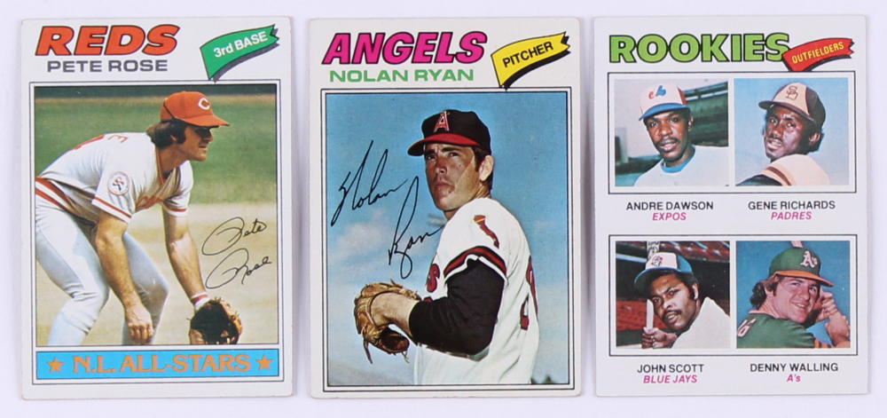 Complete Set Of (662) 1977 Topps Baseball Cards With #450 Pete Rose ...