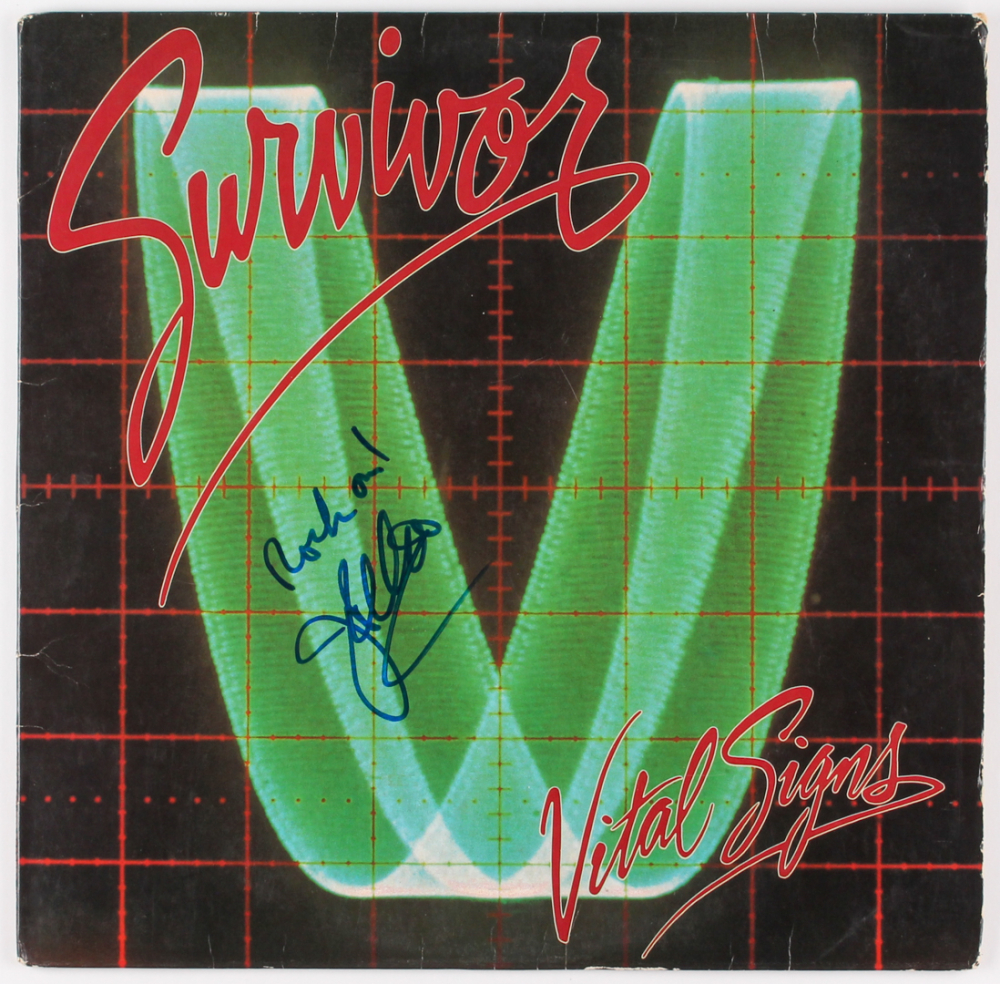 Jim Peterik Signed Survivor "Vital Signs" Vinyl Record Album (JSA ...