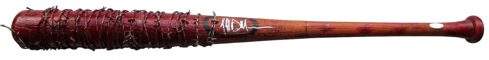 Jeffrey Dean Morgan Signed Lucile "The Walking Dead" Replica Barbed ...