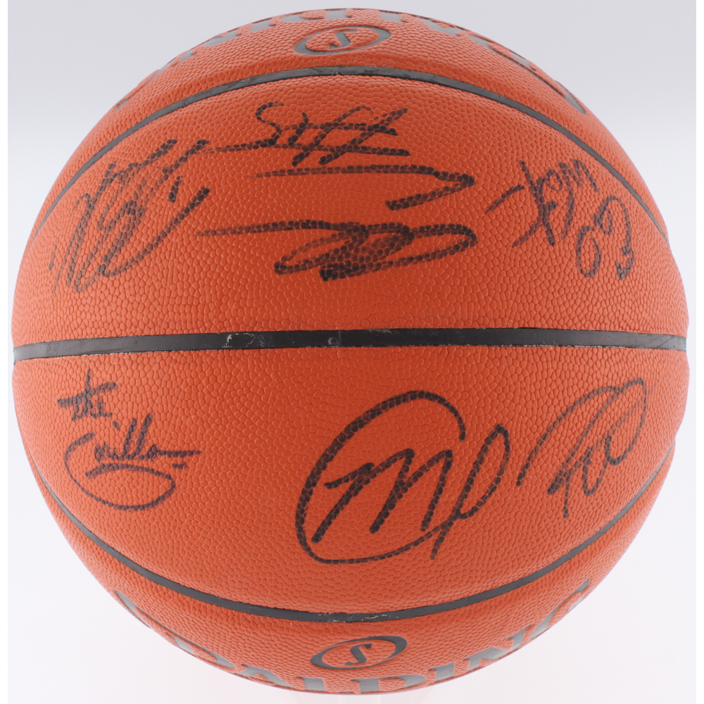 Suns NBA Game Ball Series Basketball Team-Signed by (8) with Devin ...