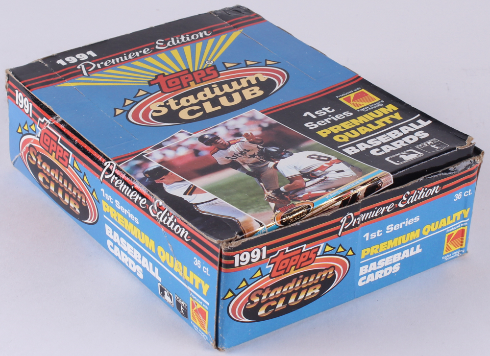1991 Topps Stadium Club 1st Series Box of (36) Wax Packs | Pristine Auction