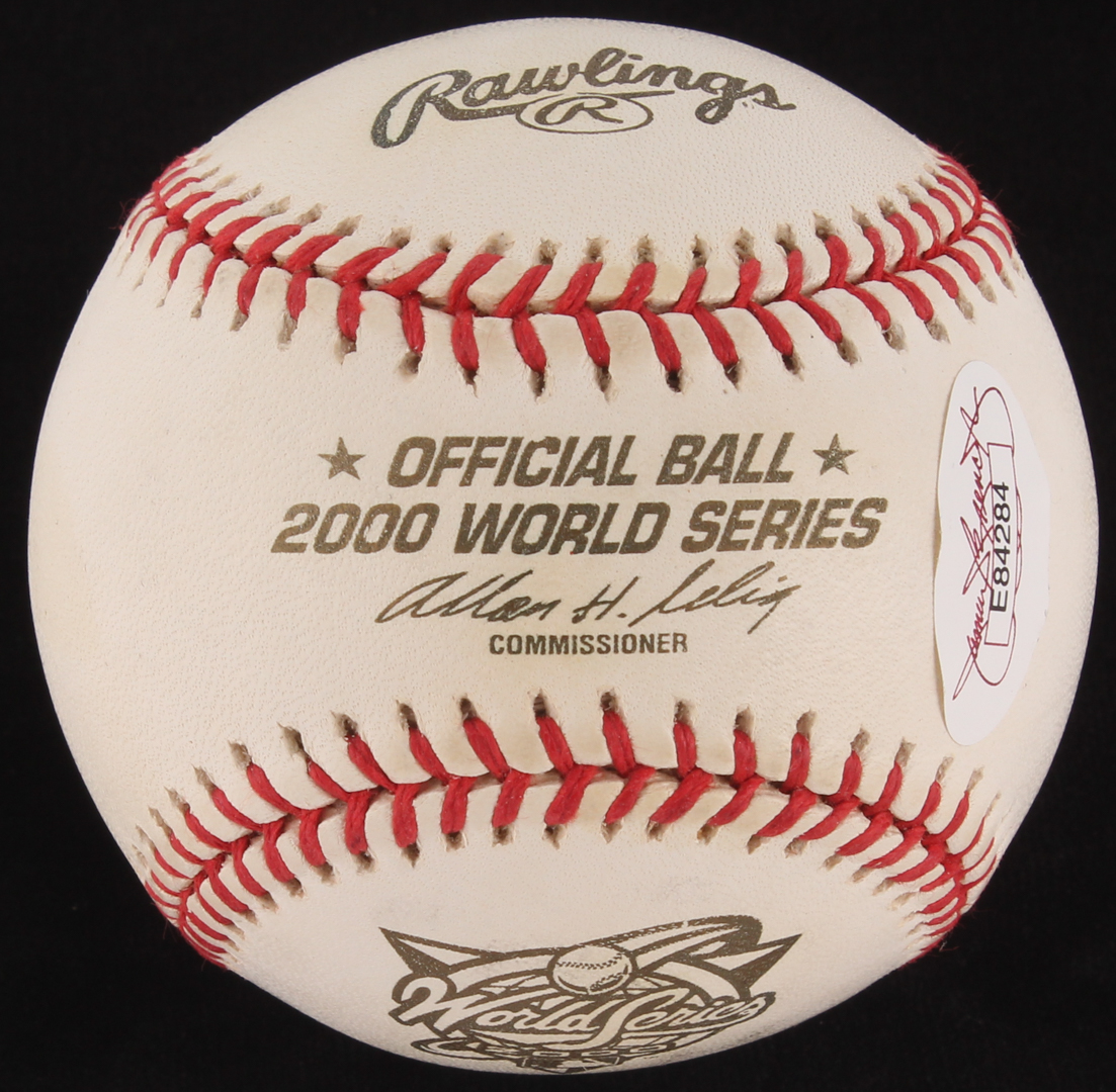 Lee Mazzilli Signed 2000 World Series Logo Baseball (JSA COA ...