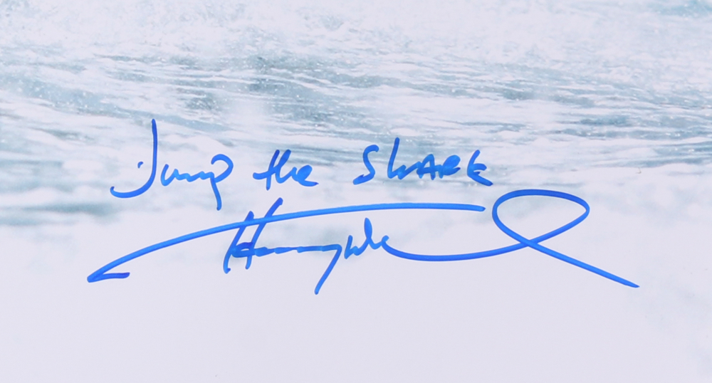 Henry Winkler Signed "Happy Days" 16x20 Photo Inscribed "Jump The Shark" (Beckett COA ...
