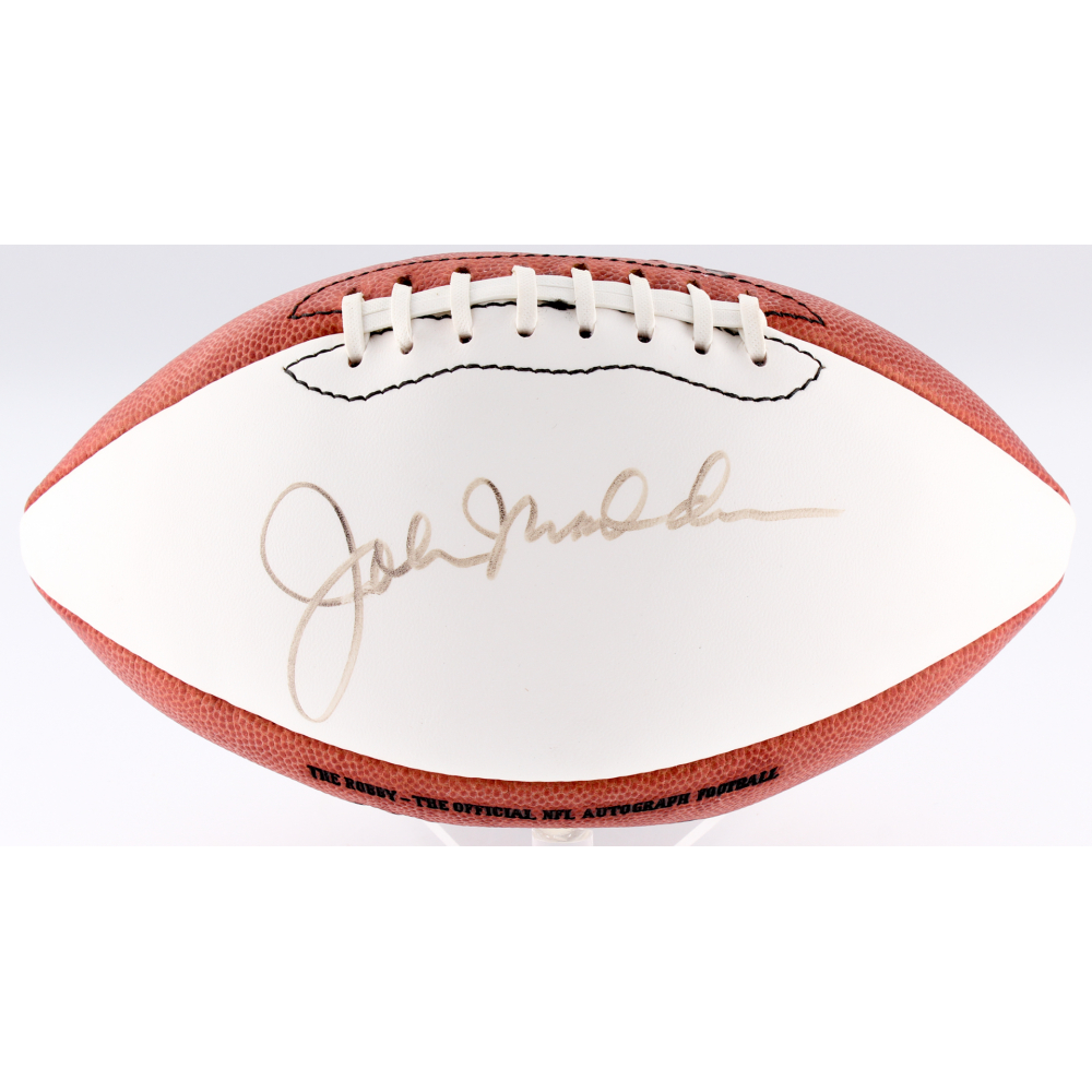 John Madden Signed Wilson Official NFL Football (JSA LOA) | Pristine ...