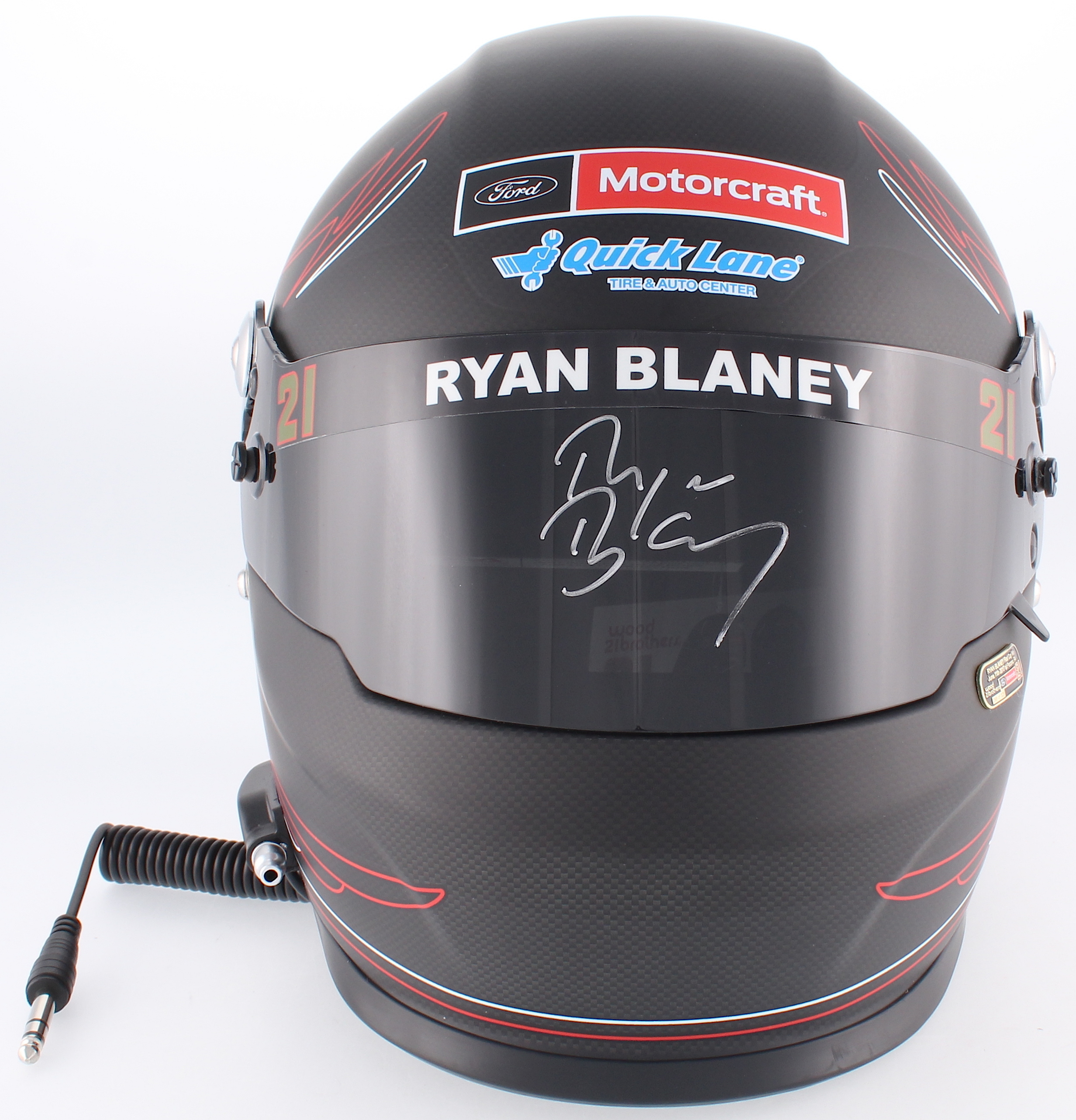 Ryan Blaney Signed NASCAR Pocono "First Cup Win" Limited Edition Full ...