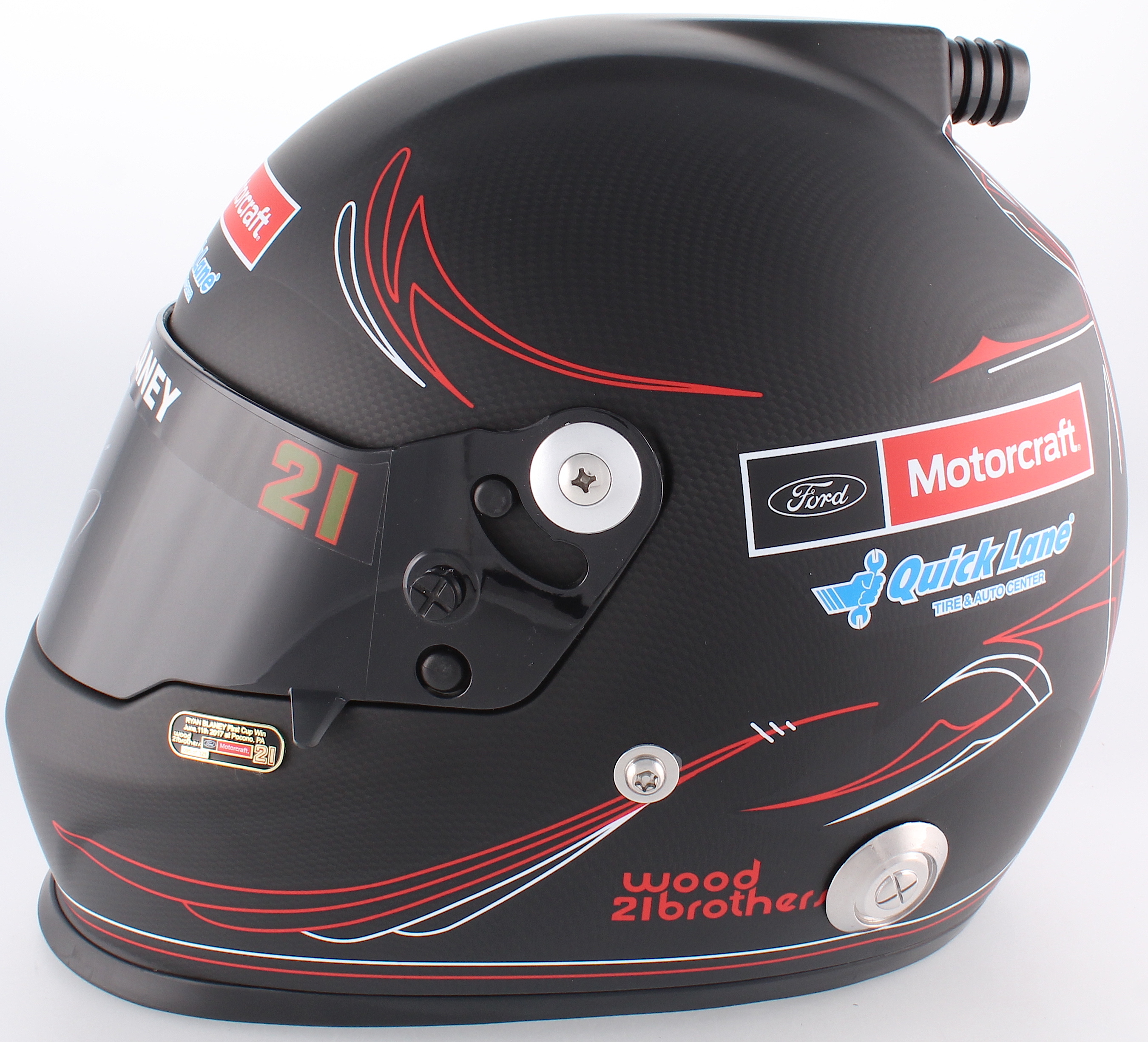 Ryan Blaney Signed NASCAR Pocono "First Cup Win" Limited Edition Full ...