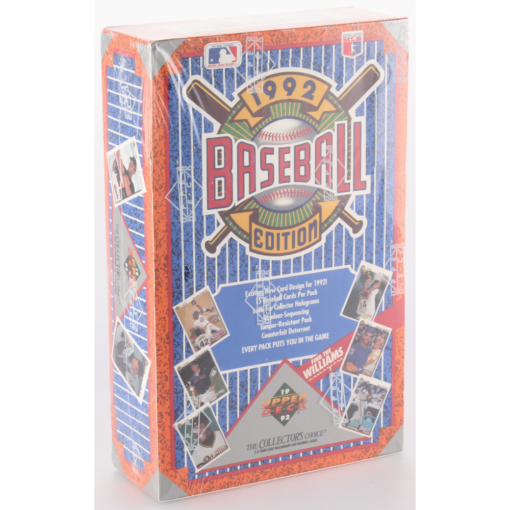 1992 Upper Deck Baseball Hobby Box | Pristine Auction
