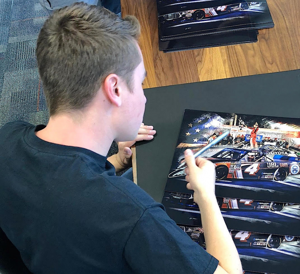 Christopher Bell Signed Limited Edition NASCAR 11x14 Photo #/40 (PA COA ...