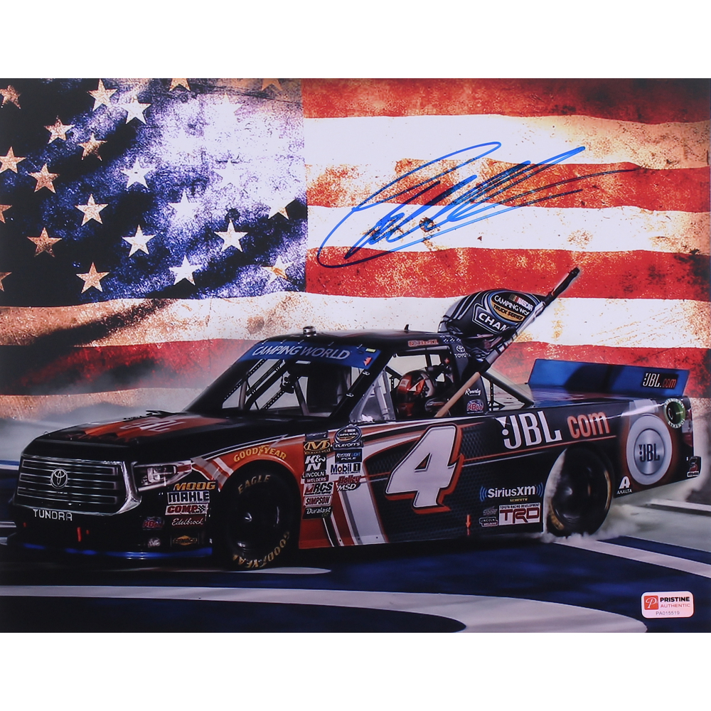 Christopher Bell Signed NASCAR Championship Celebration 11x14 Photo (PA ...