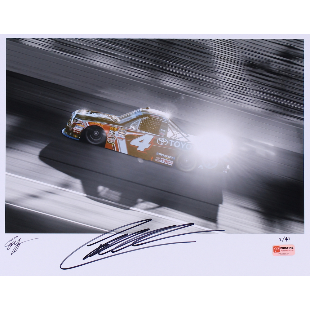 Christopher Bell Signed Limited Edition NASCAR 11x14 Photo #/40 (PA COA ...