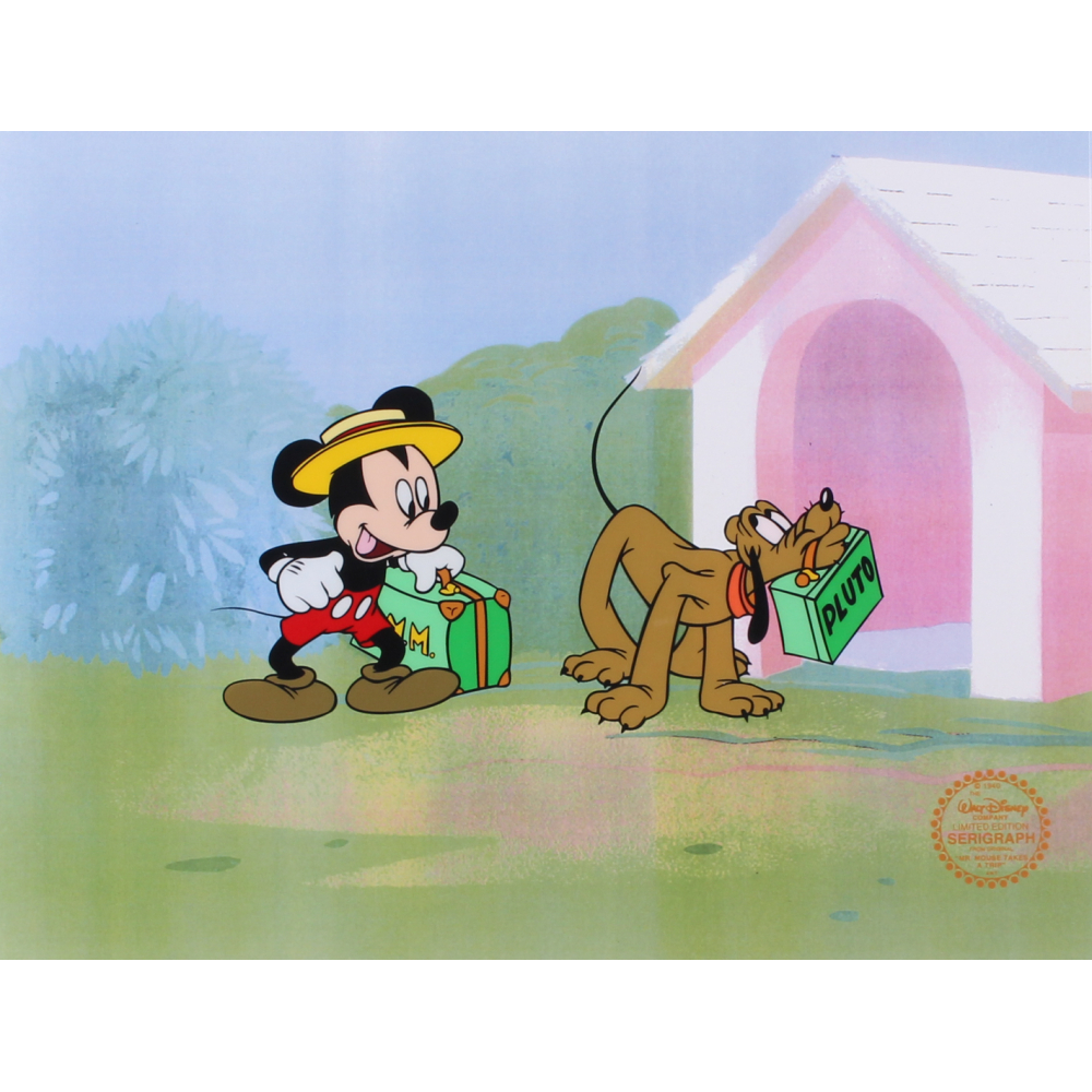 Walt Disney's Mickey Mouse "Mr. Mouse Takes A Trip" LE 11x14 Animation ...