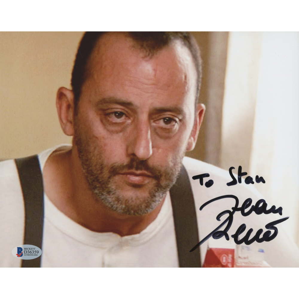 Jean Reno Signed "Leon: The Profressional" 8x10 Photo (Beckett COA ...