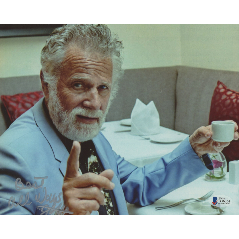 Jonathan Goldsmith Signed 8x10 Photo Inscribed "Best All Ways" (Beckett ...