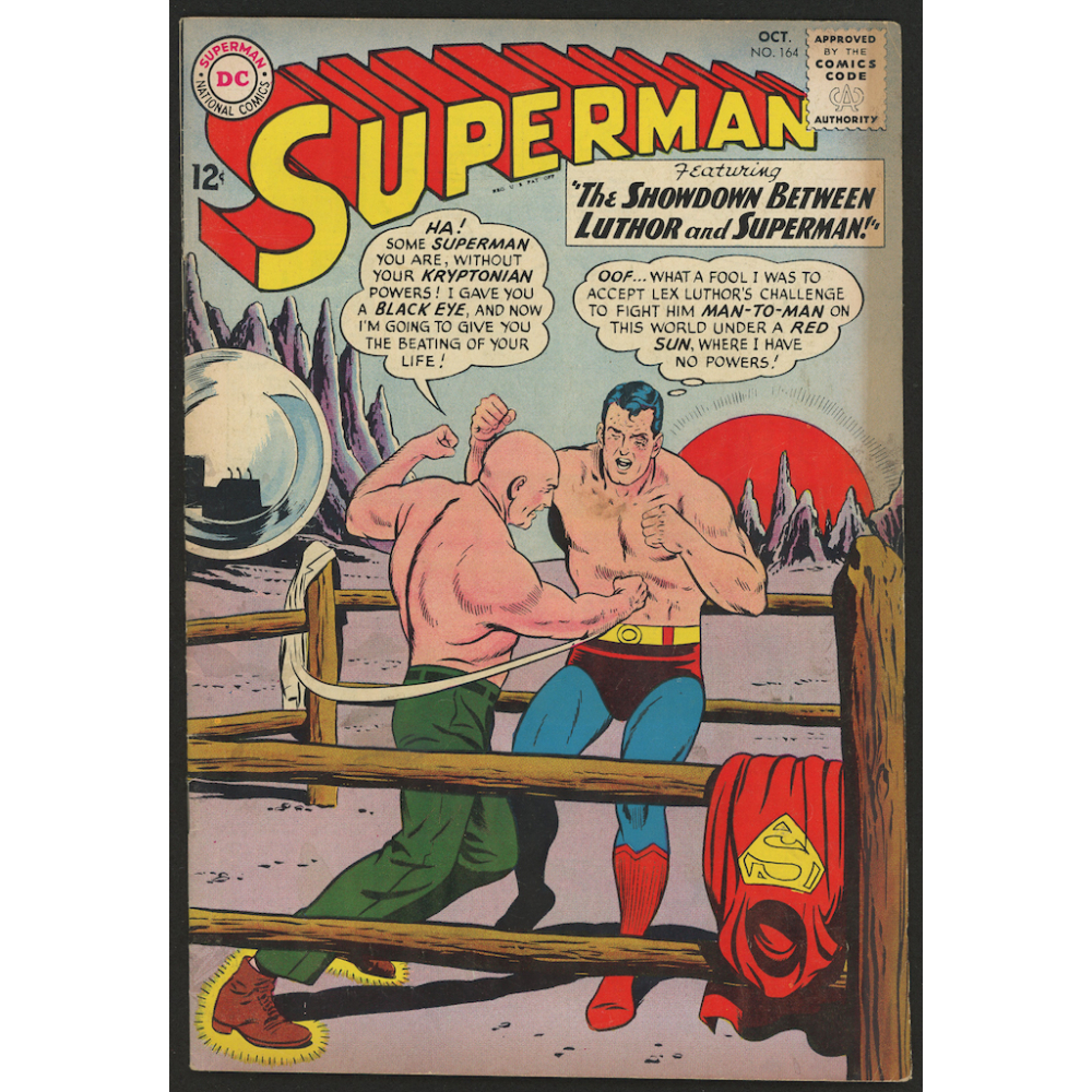 Vintage 1963 "Superman" Issue #164 DC Comic Book | Pristine Auction