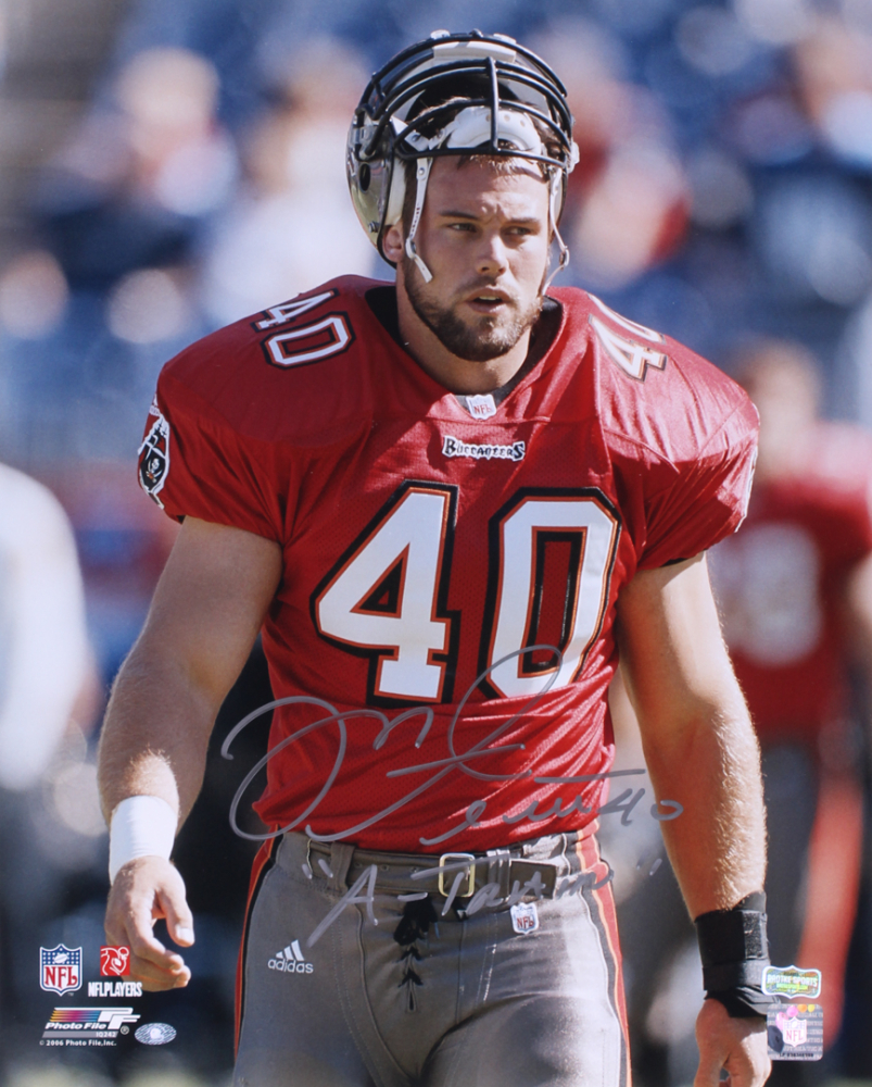 Mike Alstott Signed Buccaneers 16x20 Photo Inscribed "A-Train" (Radtke ...
