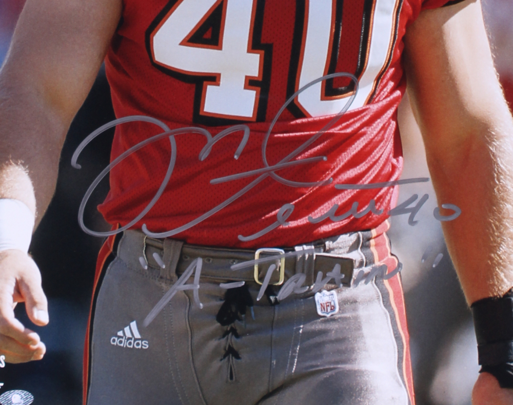Mike Alstott Signed Buccaneers 16x20 Photo Inscribed "A-Train" (Radtke ...