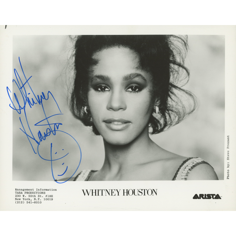 Whitney Houston Signed 8x10 Photo (JSA ALOA) | Pristine Auction