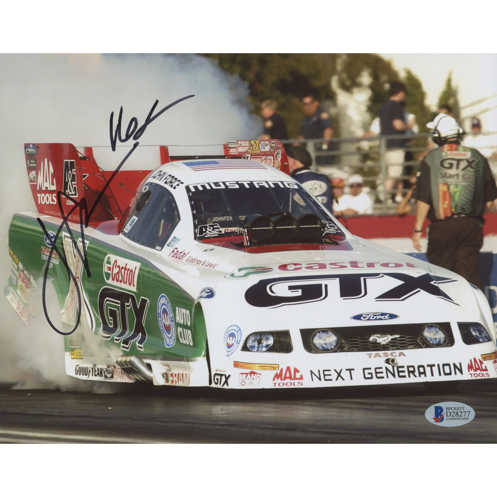 John Force Signed 8x10 Photo (Beckett COA) | Pristine Auction