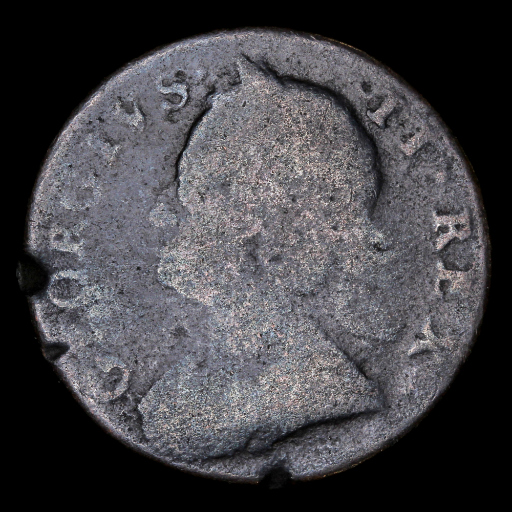 1746 GEORGIVS II REX. Colonial Half-Penny | Pristine Auction