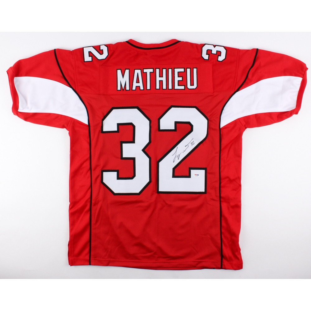 Tyrann Mathieu Signed Cardinals Jersey (PSA COA) | Pristine Auction